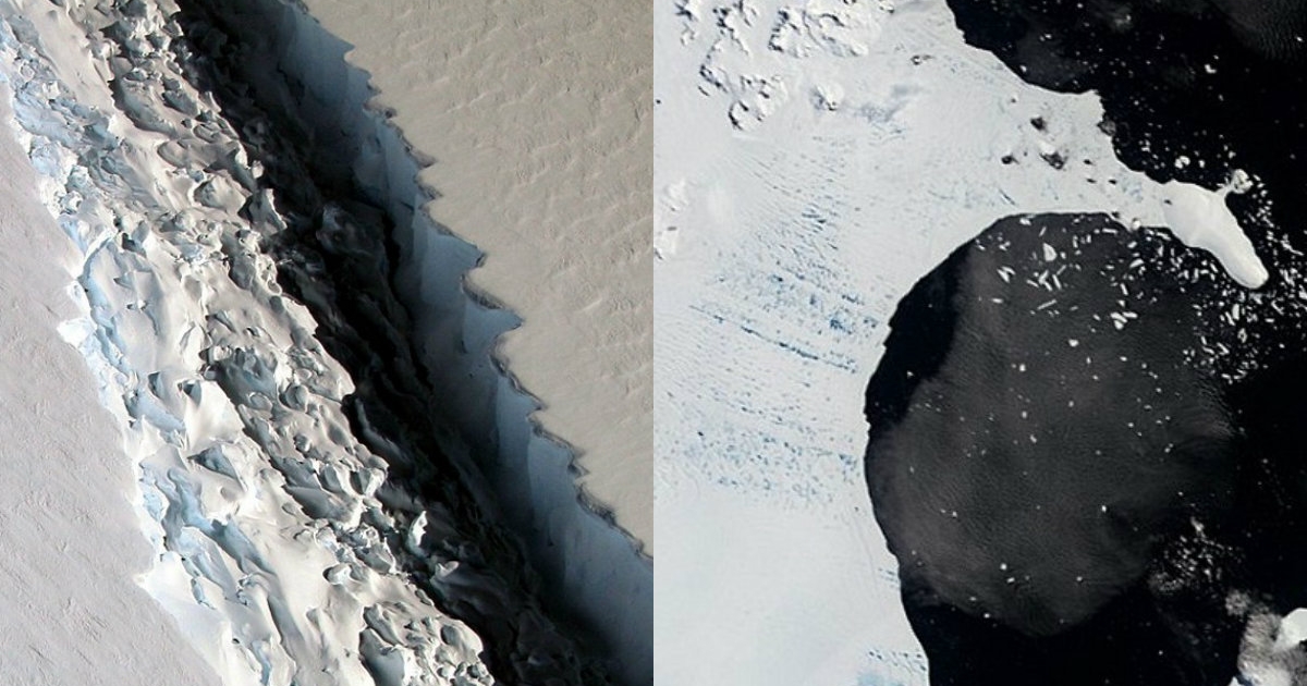 NASA Reveals Enormous 300-Ft-Wide Rift In Antarctic Ice Shelf, Expected ...