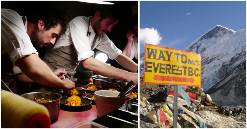 World Famous Chefs Head Up The Mt. Everest To Set Up A Pop-Up Restaurant
