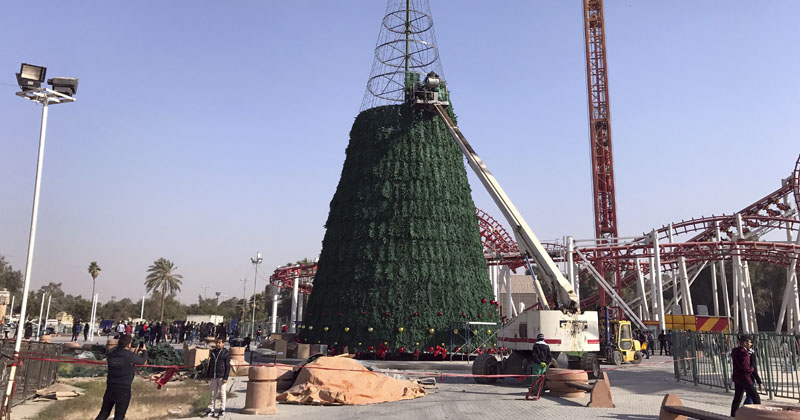 Time To Share Some Holiday Spirit, Iraqi Muslim Businessman Erects ...
