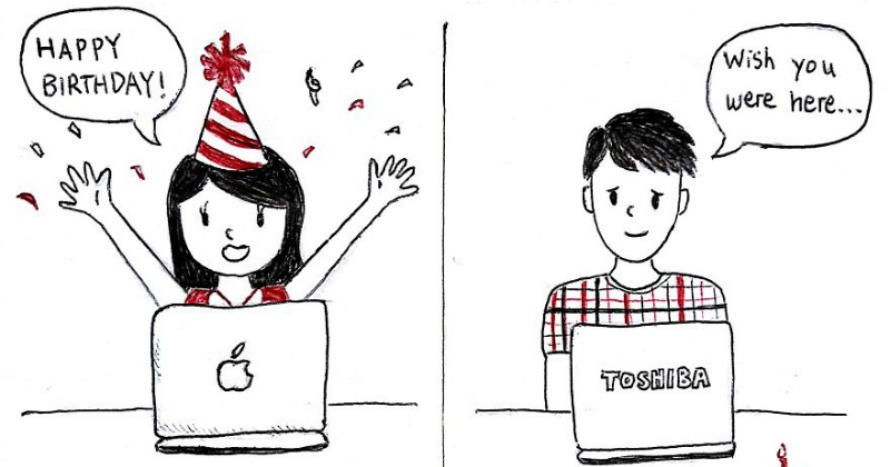 Artist Beautifully Illustrates The Struggles Of Being In A Long ...