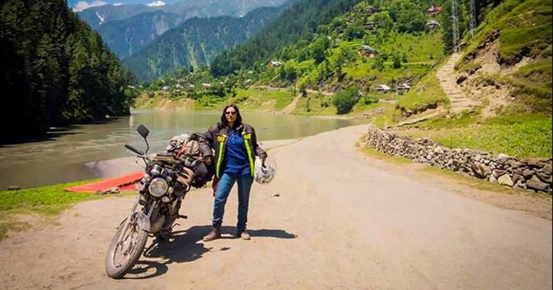 This Pakistani Woman Biker Is Set To Zip Across The World To Fulfill ...