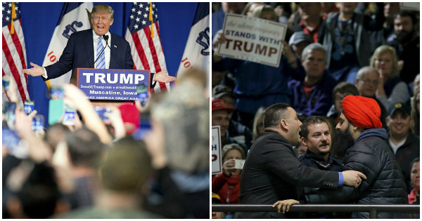 Trump Praised India Today, But He Kicked Out A Sikh Protester At A ...