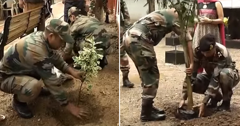 Did You Know Indian Army Also Plants Thousands Of Trees To Make Sure ...