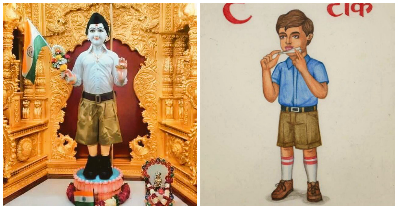 Lord Swaminarayan Found Dressed In RSS Clothes, And He Looks Exactly ...