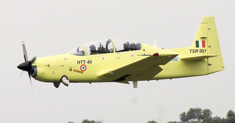 The First 'Made In India' Trainer Aircraft, HTT-40, Makes Its Debut Flight