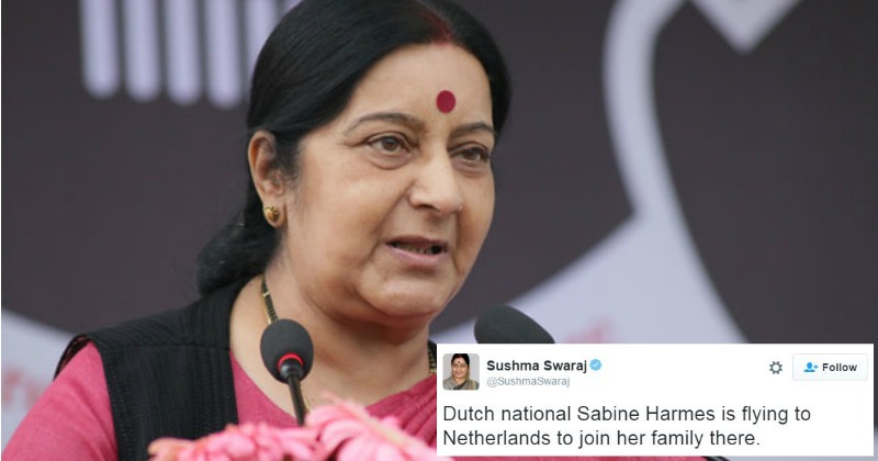 Sushma Swaraj Raises A Missing Person's Alert Once Again, Finds A Dutch ...