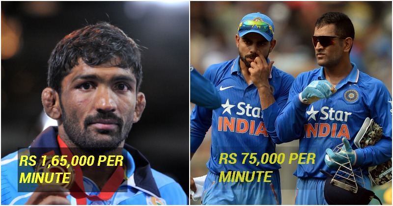 Olympic Bronze Medallist Wrestler Yogeshwar Dutt Earns More Per Minute ...