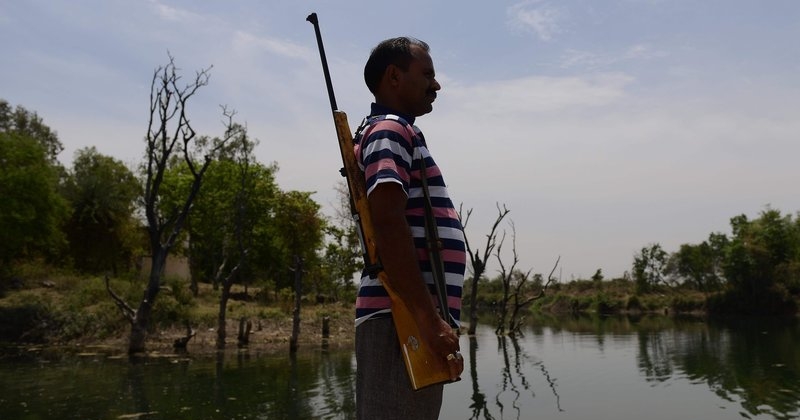 The Men Of Madhya Pradesh Are Guarding Their Water With Guns!