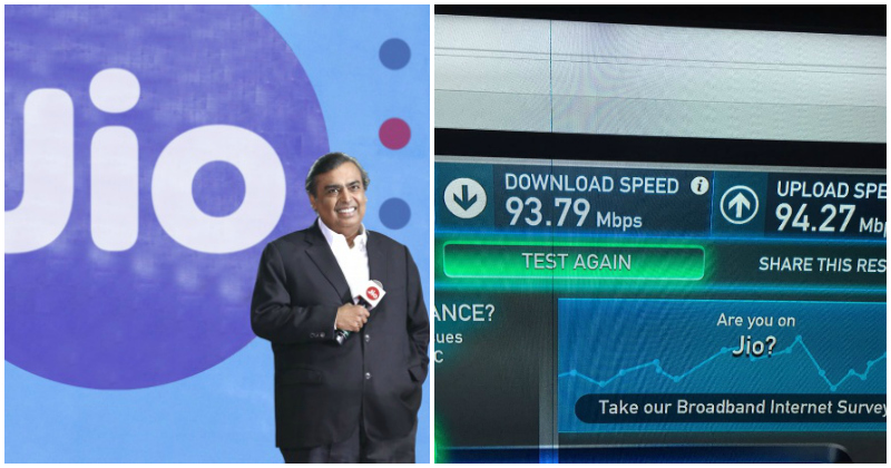 After 4G, Now JIO Plans To Launch 1 GBPS Gigafiber To Homes In 900 ...