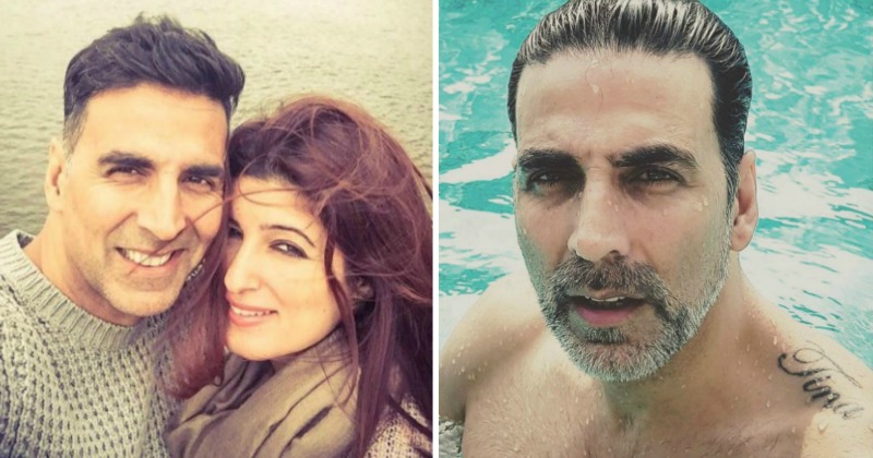 Wow! You Can't Miss Akshay Kumar's Amazing Tattoo With Wife Twinkle ...