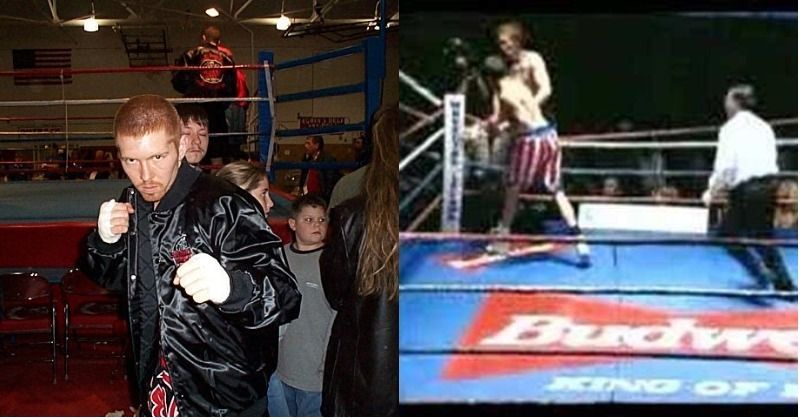 This Boxer Got Punched So Hard By His Opponent That He Landed In The Crowd!
