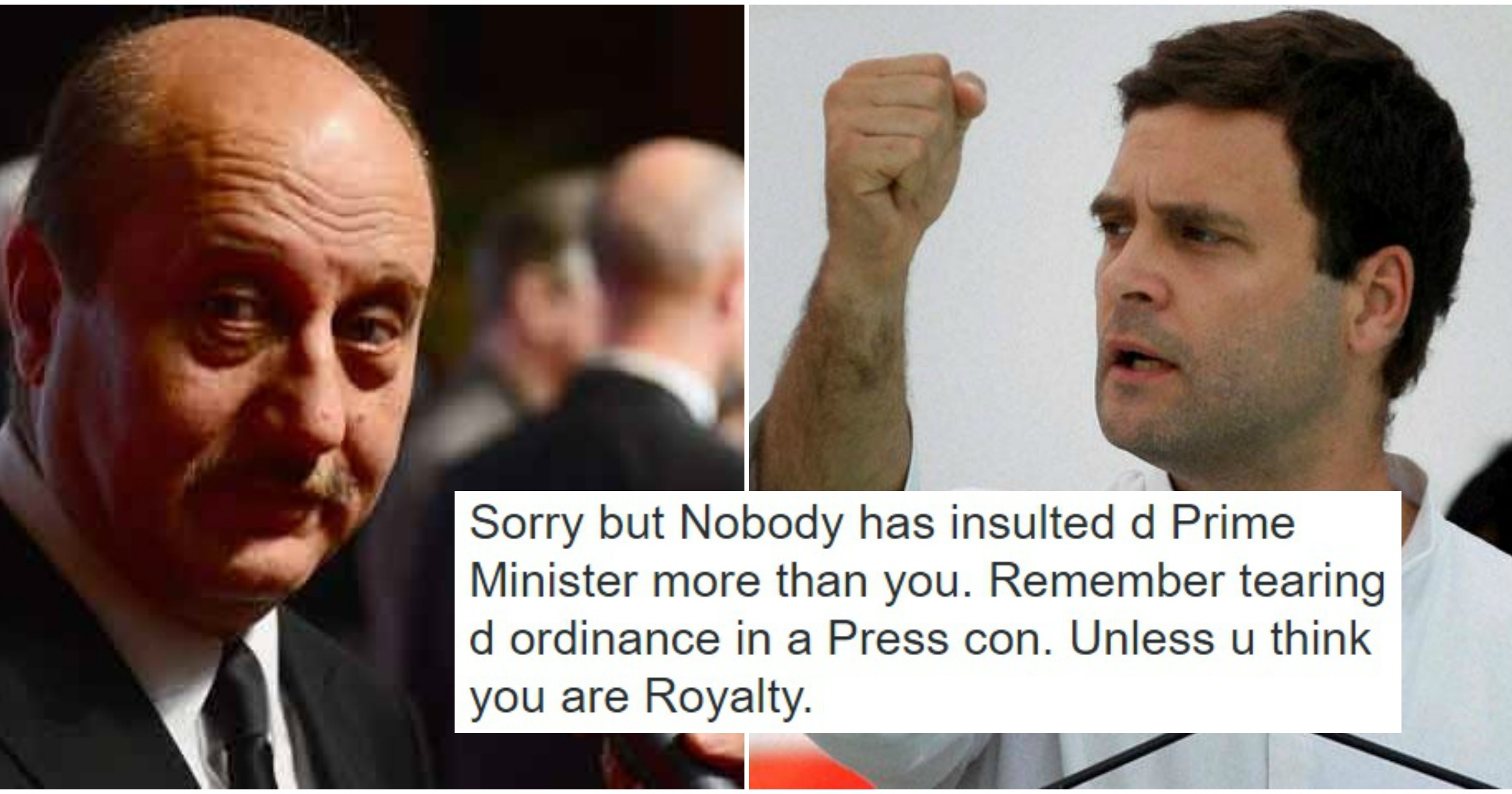 Nobody Has Insulted The PM More Than You, Anupam Kher Reminds Rahul Gandhi