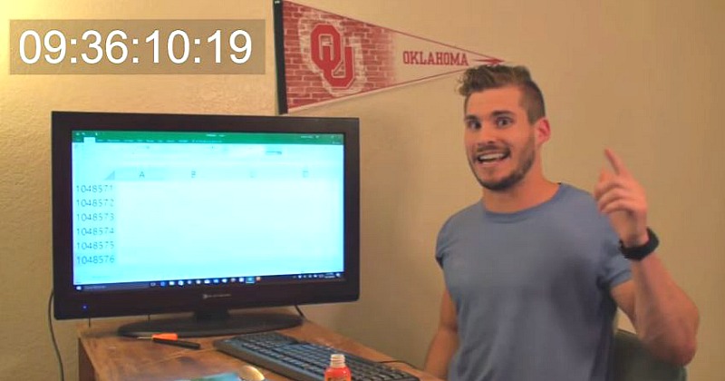 Lad Spends Nine Hours Pressing The Arrow Key To Find The Bottom Of An ...
