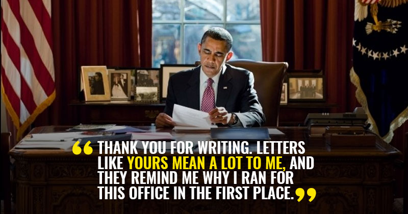 Indian Girl Receives A Thank You Letter From Obama After She Told Him ...