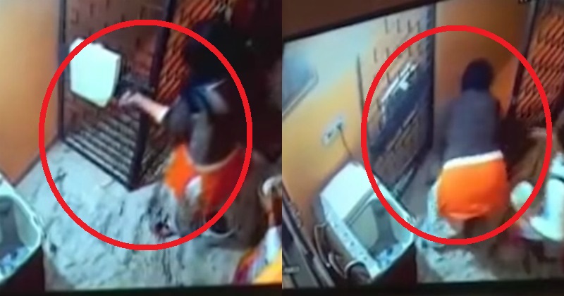CCTV Captures Mother Throwing Her 2-Year-Old Kid Down The Stairs After ... CCTV Captures Mother Throwing Her 2-Year-Old Kid Down The Stairs After ...