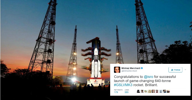 India Just Launched Its Biggest Rocket Yet And The Congratulations Are ...