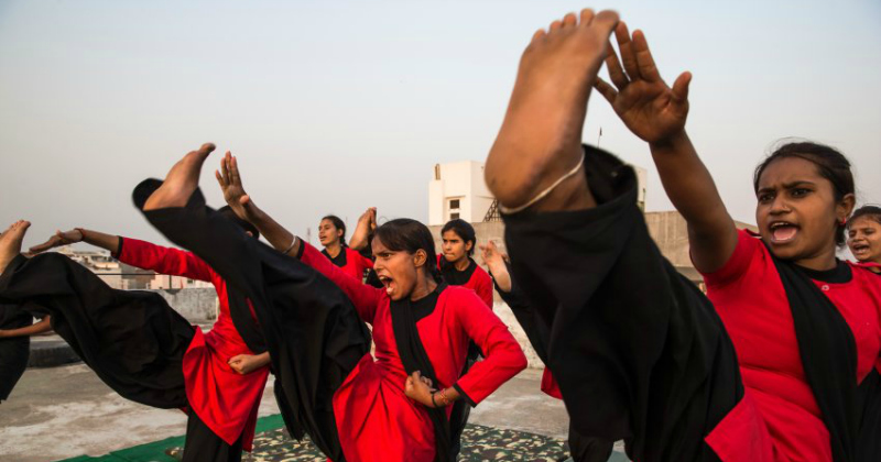 Meet 'Red Brigade' From UP, A Group Of Young Women That's Giving It ...