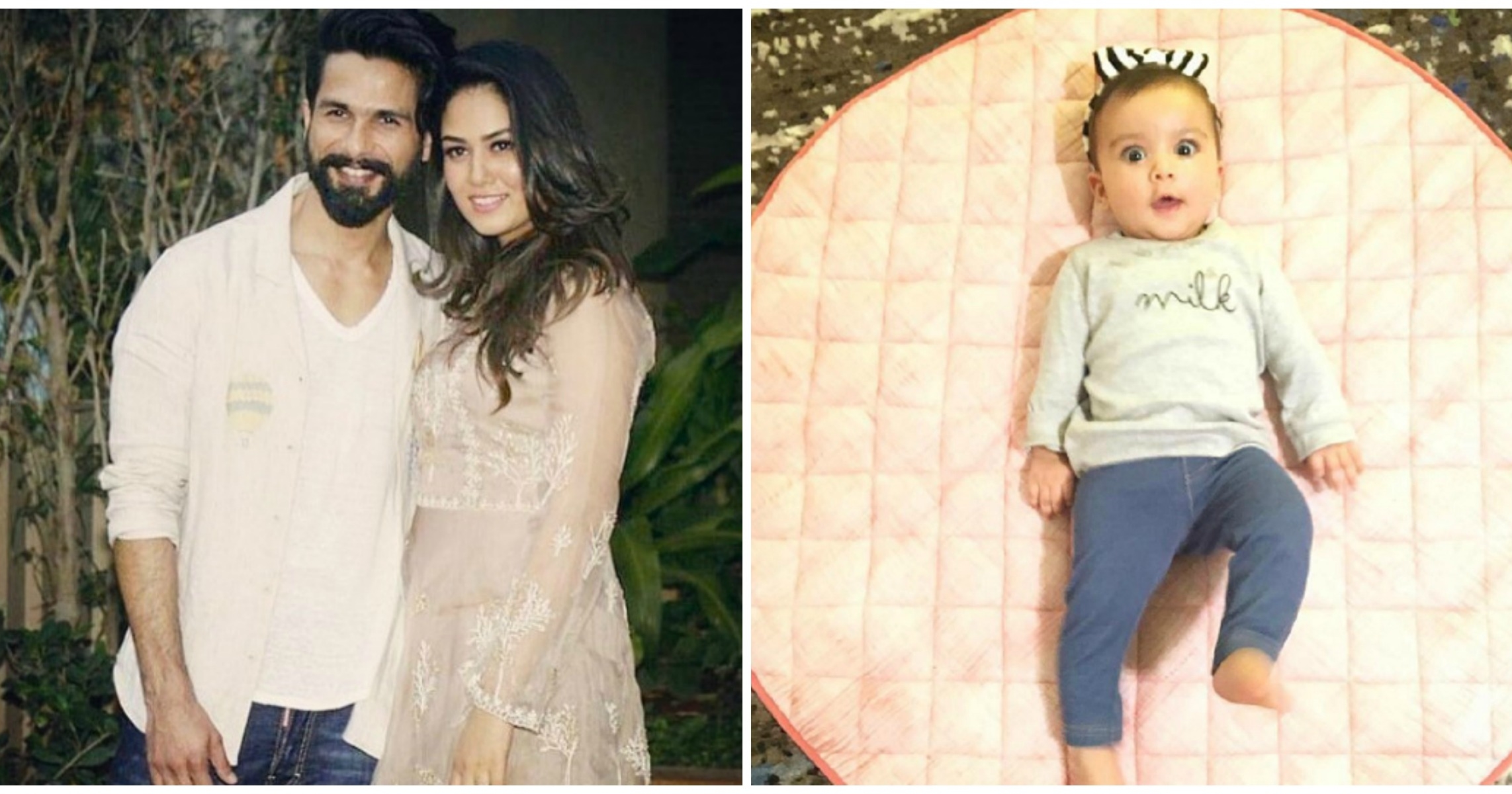Daddy Shahid Kapoor Shared Yet Another Adorable Picture Of Baby Misha ...