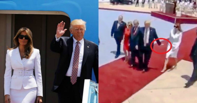 Why Did Melania Slap Donald Trump's Hand Away? The Internet Has Many ...