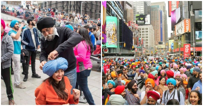 People Of New York Celebrated Turban Day And The Entire City Was ...