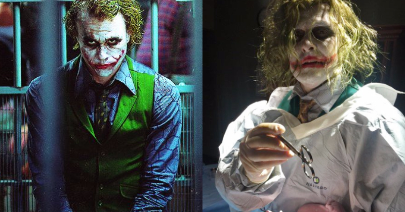 Doctor Delivers Baby Dressed As 'The Joker' After Mom Goes Into Labour ...