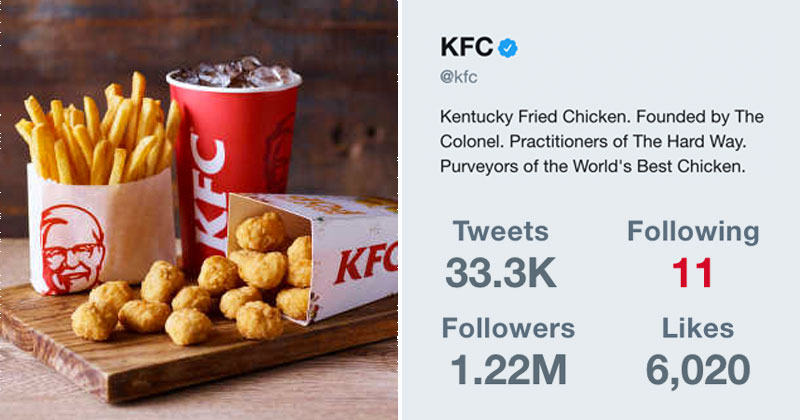Sharpay Theory On Why KFC Follows 11 People On Twitter Will Make You ...