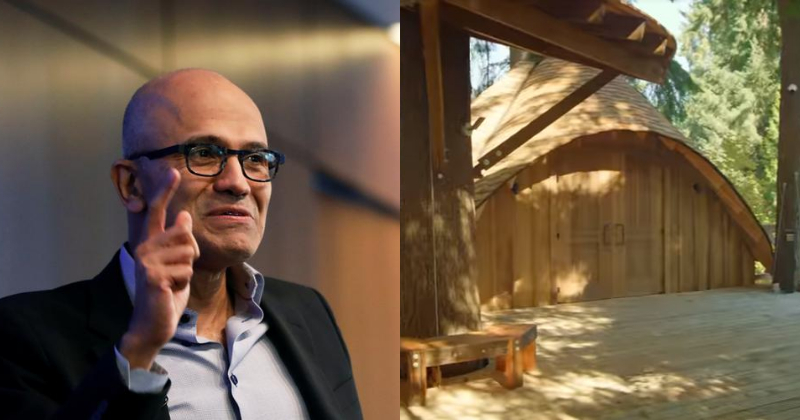 Microsoft Takes Its Employees Out In The Woods, Builds Tree House ...