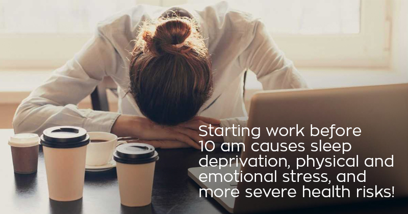 Why Starting Work Before 10am Is Comparable To Undergoing Torture!