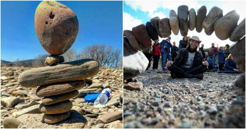 These Pictures Of Stones Stacked To Create Gravity-Defying Sculptures ...