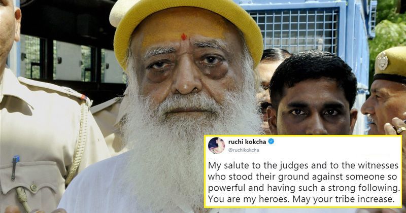 As Asaram Gets Life Imprisonment For Raping A Minor, People Whole-Heartedly Hail His Conviction
