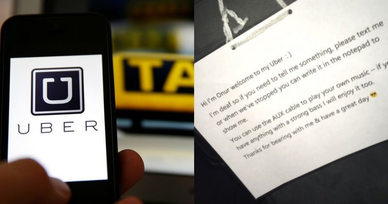 Deaf Uber Driver's Moving Message For His Passengers Is Winning The ...