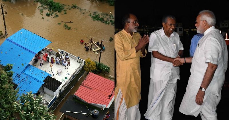 PM Modi Visits Flood Hit Kerala, Announces Rs 500 Crore Relief As ...