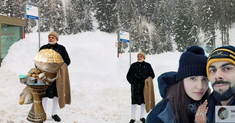 PM Modi's Picture From Switzerland Sparks Another Hilarious Photoshop ...
