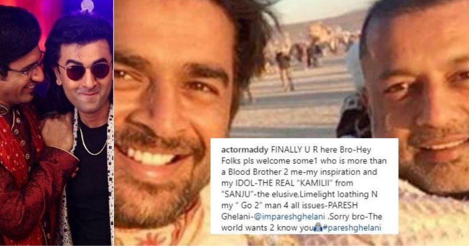 After Popular Demand, Madhavan Introduces ‘His Idol' And Sanju's Real ...