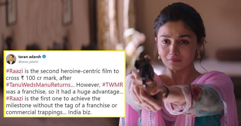 Raazi Enters The Rs 100 Crore Club, Expected To Become Alia Bhatt's ...