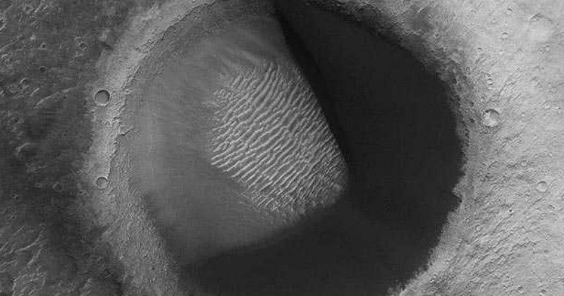 NASA Finds Pac-Man Shaped Crater On Mars & Scientists Are Pretty Much ...