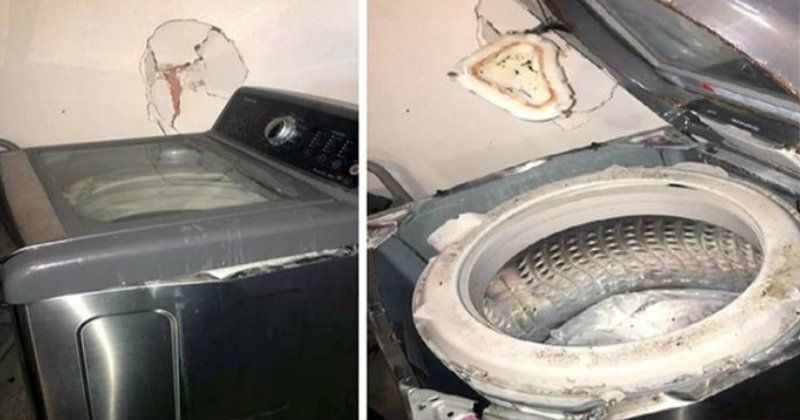A Samsung Washing Machine Just Exploded And Sent Dangerous Shrapnel 