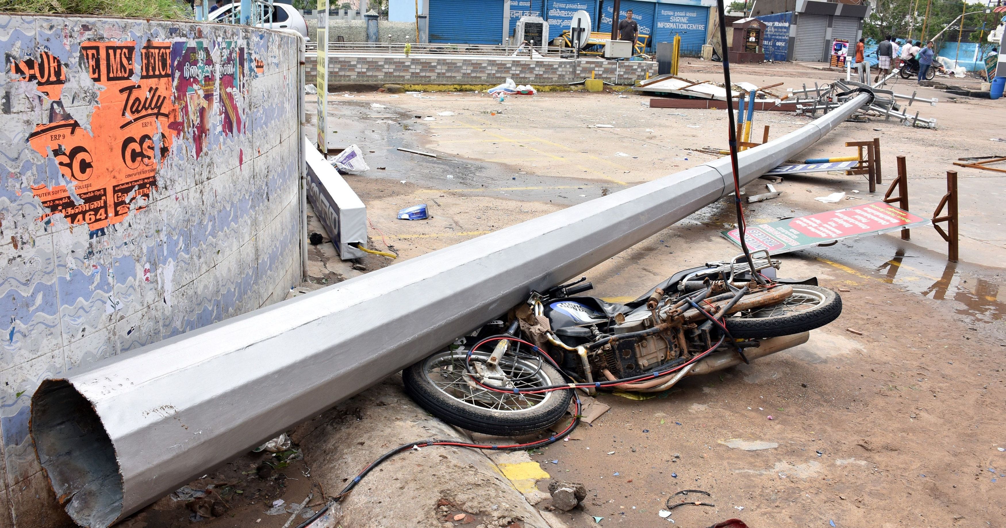 Cyclone Gaja Makes Landfall In Tamil Nadu Coast
