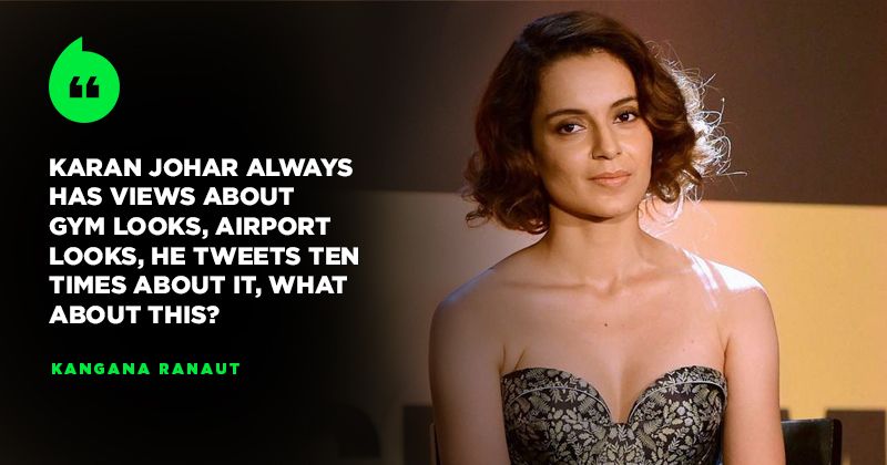 After Nepotism Kangana Ranaut Calls Out Karan Johar For Not Speaking