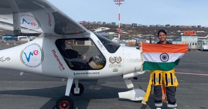 Mumbai's Aarohi Pandit Is World's First Woman Pilot To Fly Solo Across ...