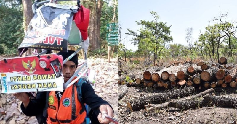 Meet The Indonesian Man Walking 700 Km Backwards In A Bid To Stop ...