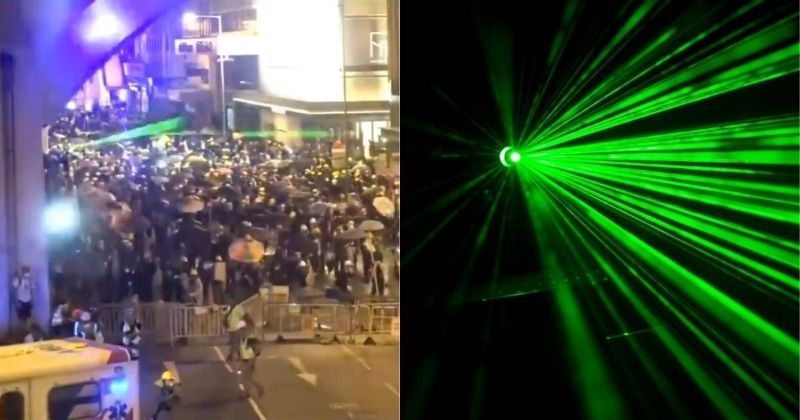 Hong Kong Protestors Are Using Pocket Lasers To Fool Govt's Facial ...