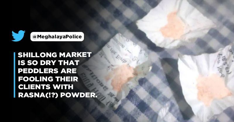 Meghalaya Police Claims Drug Peddlers Are 'Fooling Clients With Rasna ...