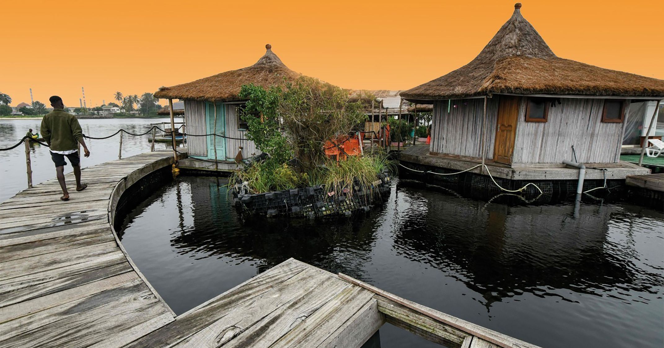 A Mini Resort On A Floating Island