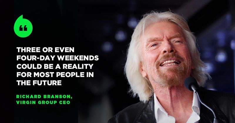 Richard Branson Thinks 9 To 5 Jobs Are Outdated, And We'll All Work ...