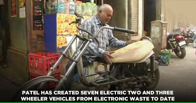 60YO Specially-Abled Man From Gujarat Is Building Electric 2 & 3 ...