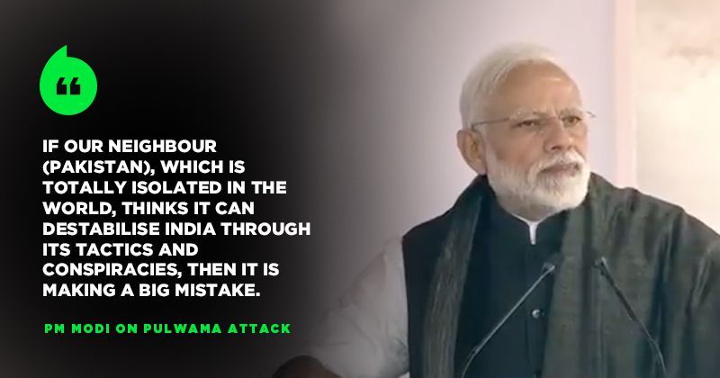 PM Modi Comes Down Heavily On Pakistan After Pulwama Attack, Says Will ...