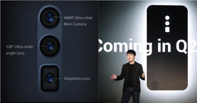 MWC 2019: Oppo Unveils An Unnamed Phone For 2019 With 5G And A 10x Lossless Zoom Triple Camera