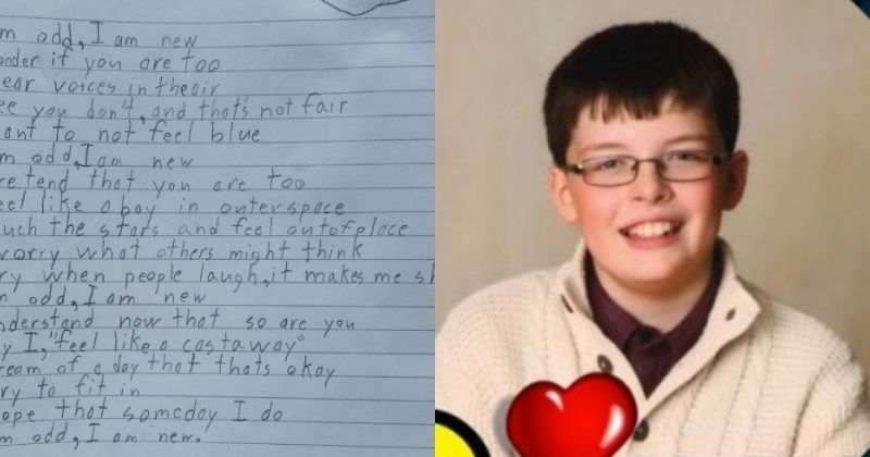 'I Am Odd, I Am New,' Autistic Boy's Poem About His Daily Struggles ...