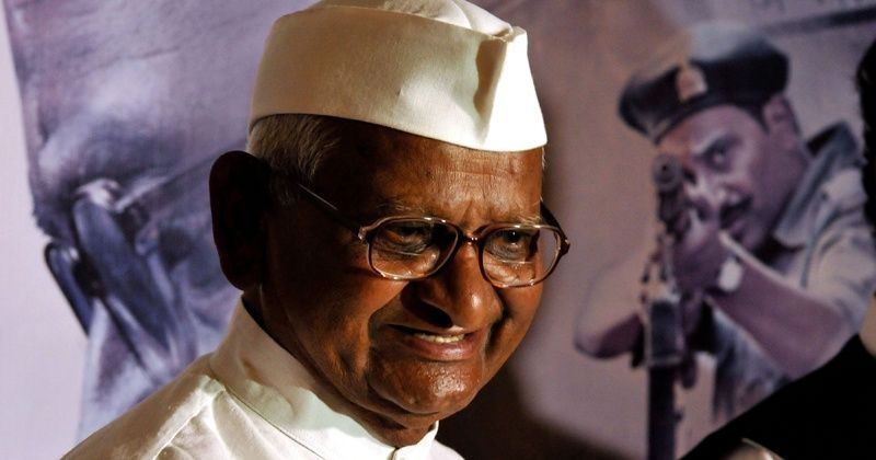 Social Activist Anna Hazare's Fast Enters Second Day For Appointment Of ...